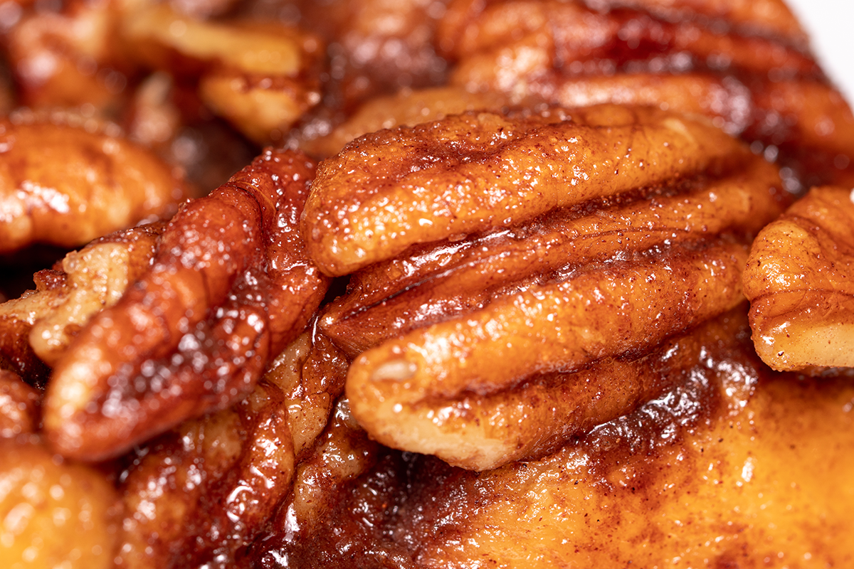 Orange Pecan Drops - Bergeron Pecans | Louisiana Pecan Company